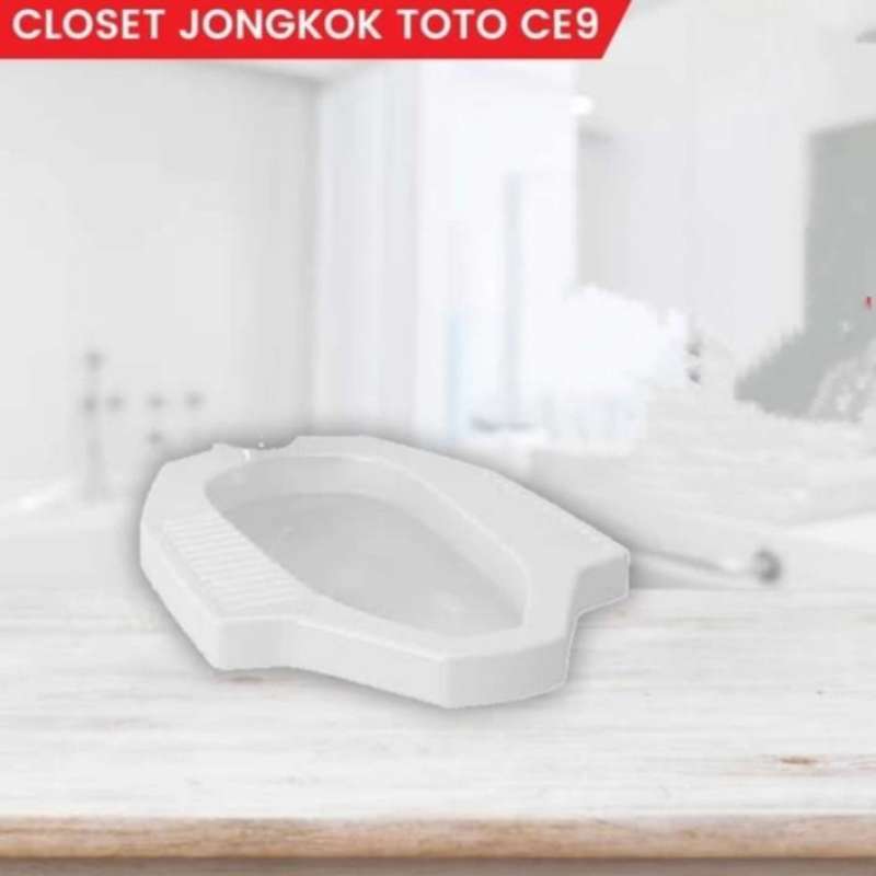 Jual Closet Jongkok Toto Ce9 Komplit Set Push Valve/kloset Jongkok ...