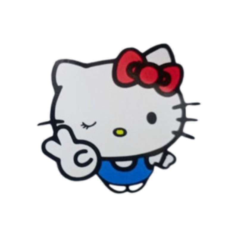Jual Sticker Cutting Stiker Kata Stiker Viral Gambar Hello Kitty 2 ...