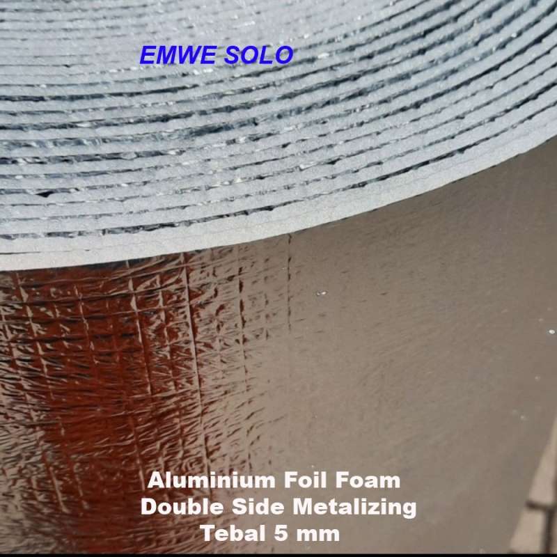 Jual [per Meter ] Lebar 120 Cm Aluminium Foil Atap Double | Thermal ...