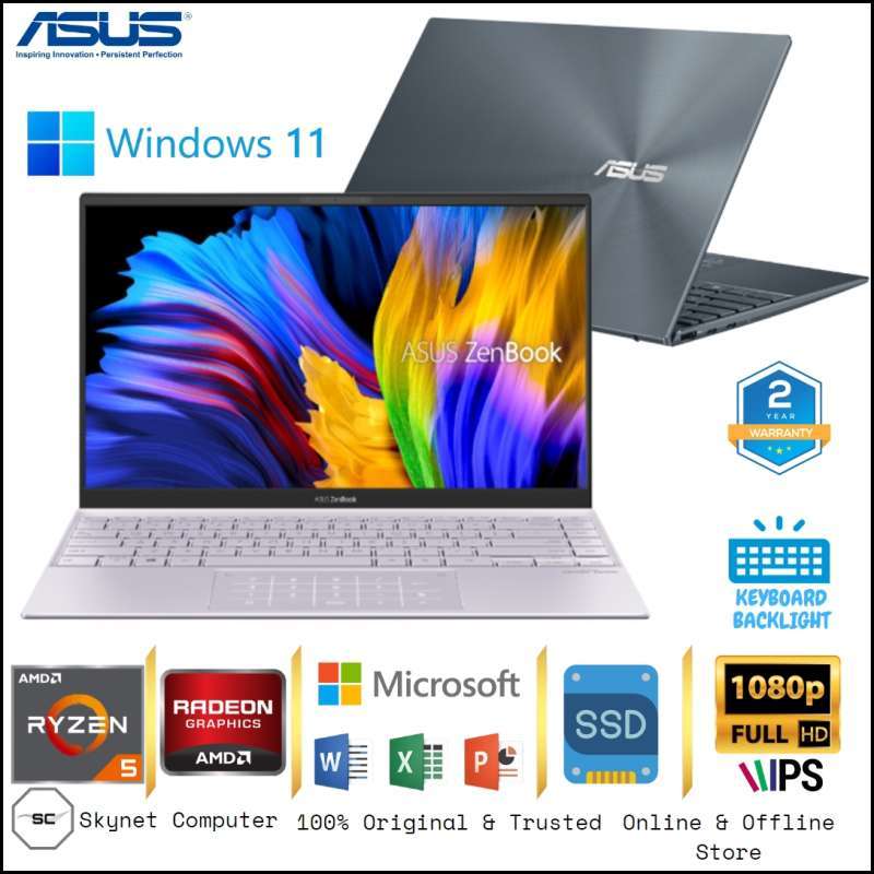 Jual Asus Zenbook Um425uaz Ryzen 5 5500u Ram8gb Ssd512gb Windows 11 ...