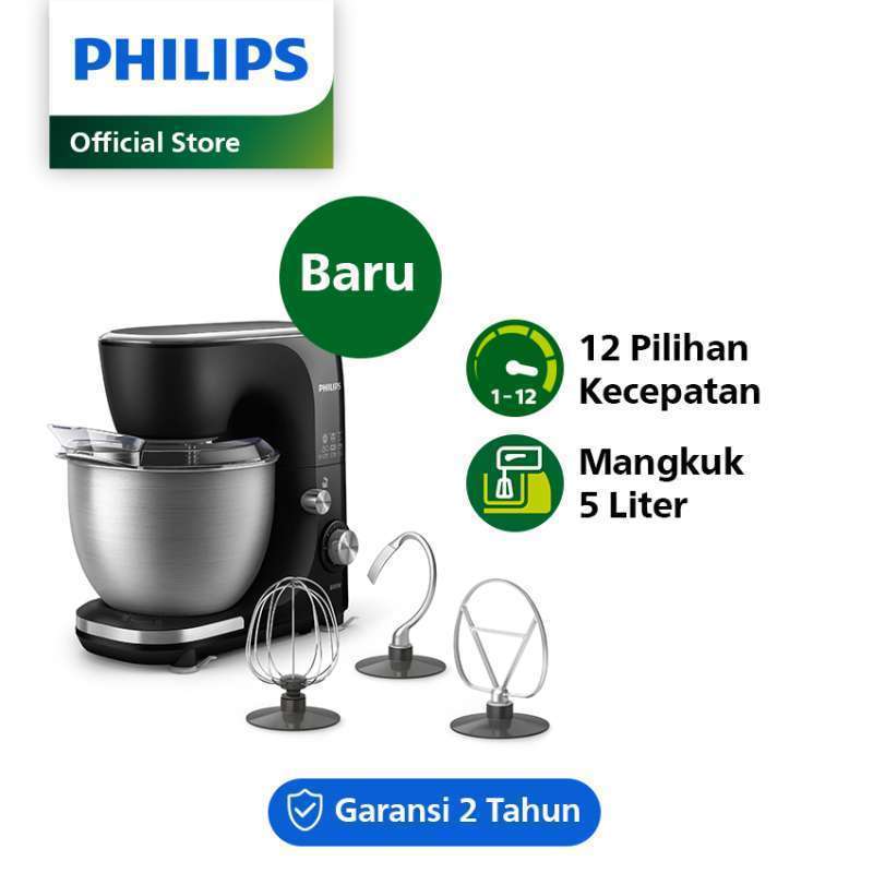 Promo Philips Kitchen Machine Hr7922/90 - 5l / 800 W Diskon 16% Di ...