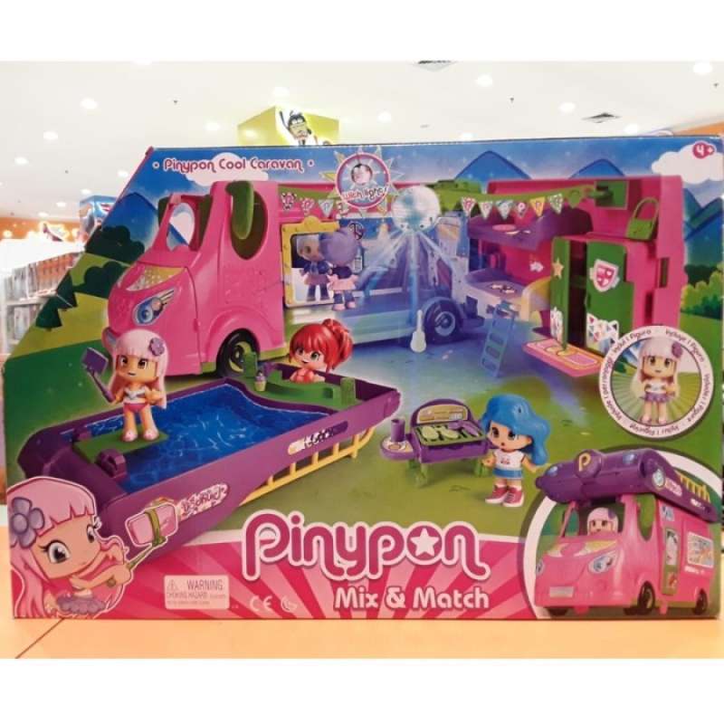 Promo Pinypon Cool Caravan Playset Piny Pon Famosa Not Barbie Poly ...