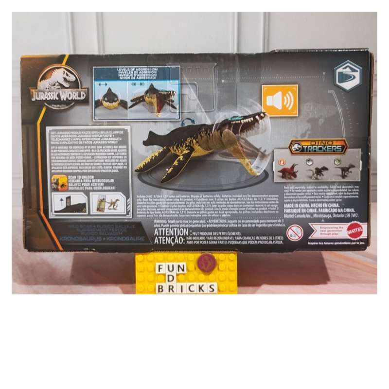 Jual Mattel Jurassic World Dino Trackers Wild Roar Kronosaurus Di ...