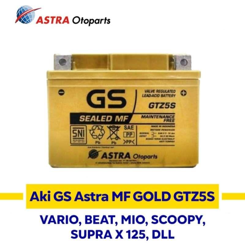 Jual Aki Motor GS ASTRA Gold GTZ5S GTZ 5S Honda Vario Maintenance Free ...