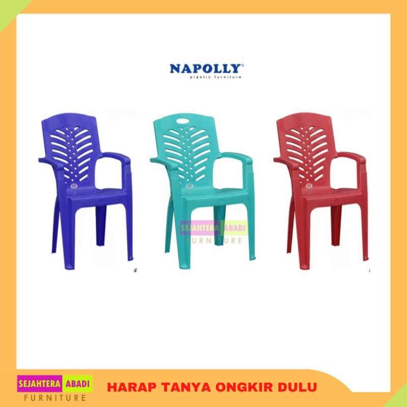 Promo kursi plastik napolly BIG 809B kursi makan kursi teras kursi ...