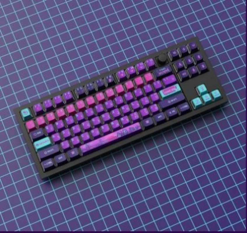 Promo keychron keychron oem dye-sub pbt full set keycap set - pixel ...