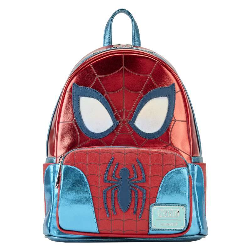 Jual Loungefly Marvel Metallic Spider-Man Cosplay Mini Backpack di ...