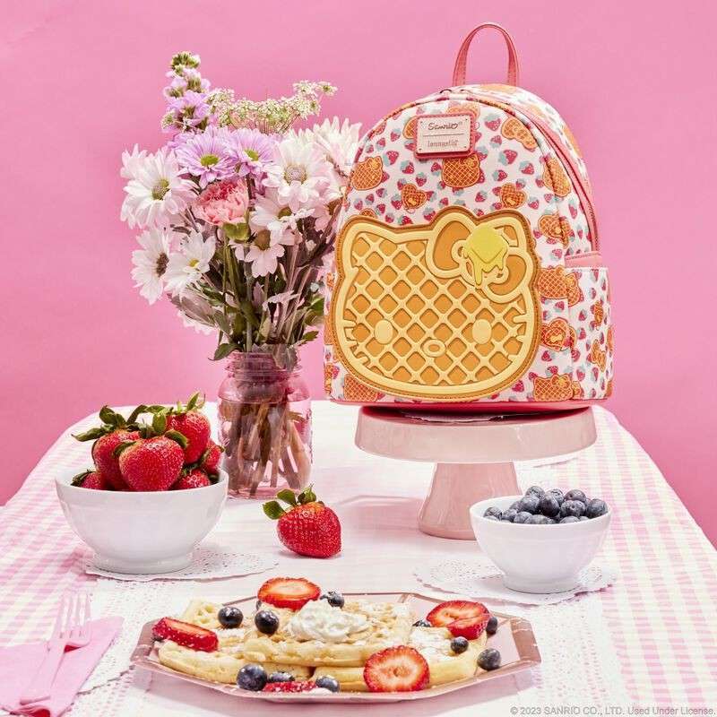 Jual Loungefly Hello Kitty Breakfast Waffle Mini Backpack Di Seller Bns ...