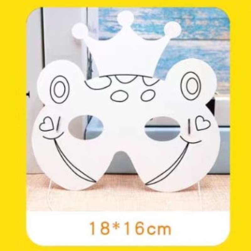 Jual Mainan Edukasi Anak Diy Mewarnai Topeng Binatang Kartun Untuk Anak ...