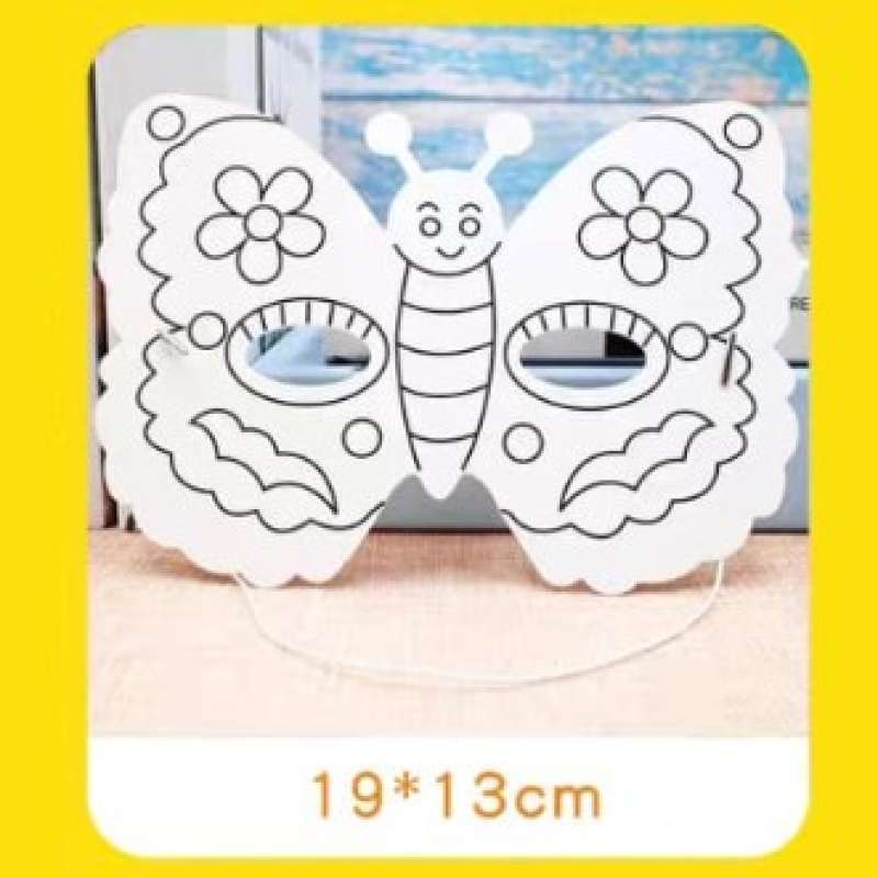 Jual Mainan Edukasi Anak Diy Mewarnai Topeng Binatang Kartun Untuk Anak ...