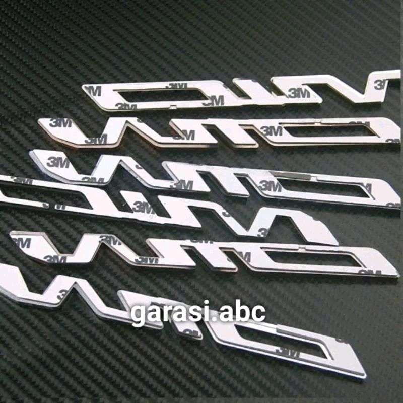 Jual Stiker Emblem Badge Body Yamaha Mio Timbul 3d Sticker Tulisan Logo ...