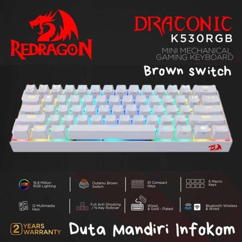 Jual Redragon K530 Pro Original Murah - Harga Diskon Maret 2024 | Blibli