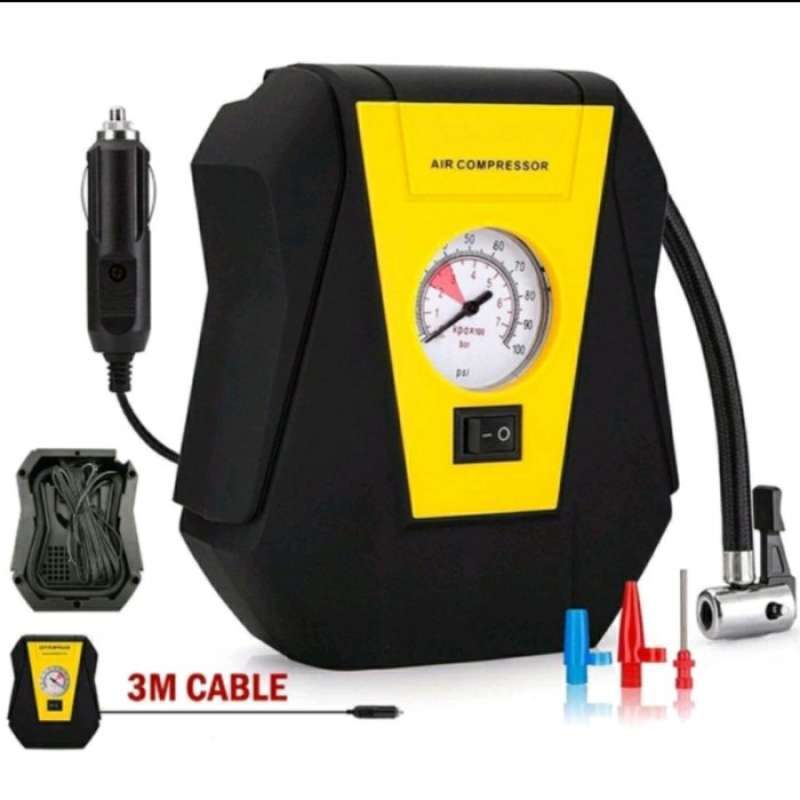 Jual Pompa Angin Ban Motor Mobil Air compressor 12V di Seller Akbar ...