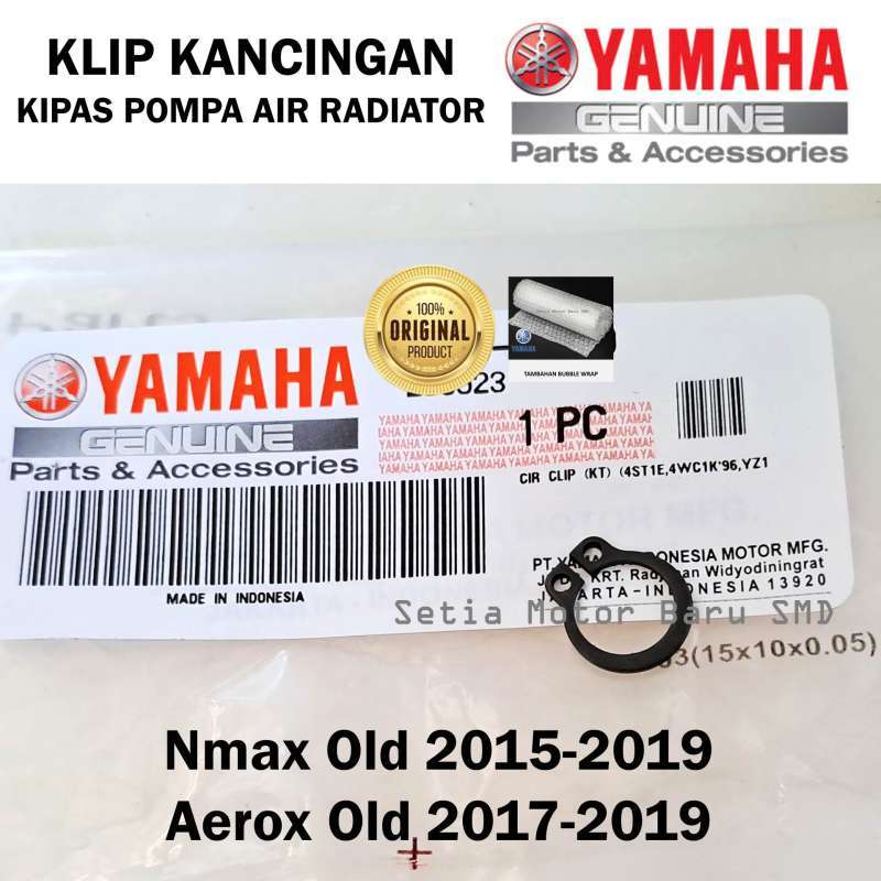 Jual Klip Kancingan Kipas Pompa Air Radiator Nmax N Max Aerox Old Asli ...