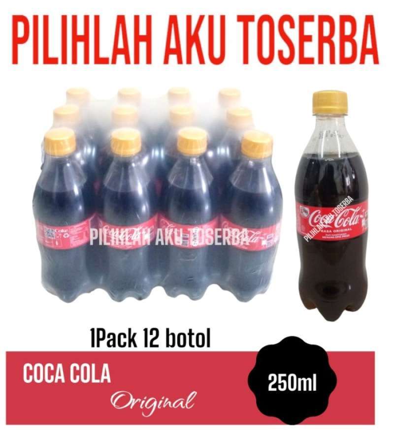 Promo Coca Cola MINI Botol Pet Imut - ( HARGA 1 PACK ISI 12 botol ...