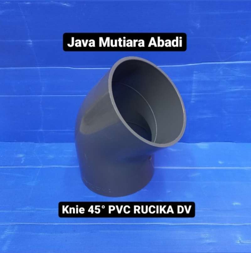 Promo KNIE 45Â° POLOS RUCIKA 6 inch DV PVC / ELBOW Knee Keni 45 derajat ...