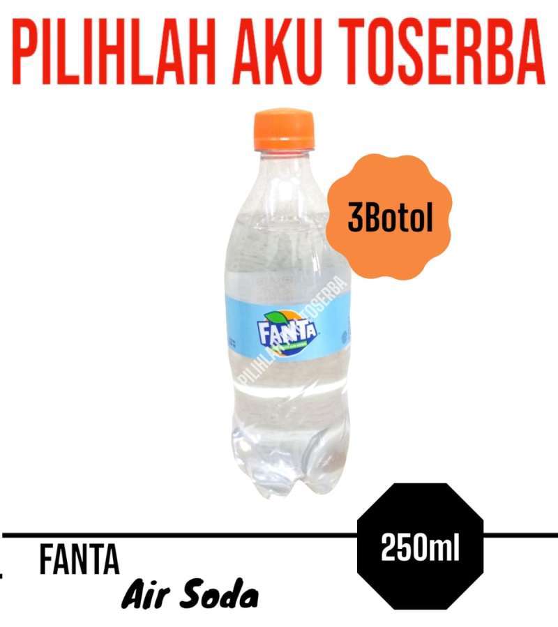 Promo Fanta Soda Water MINI Botol Pet Imut - ( HARGA 3 BOTOL ) Diskon ...