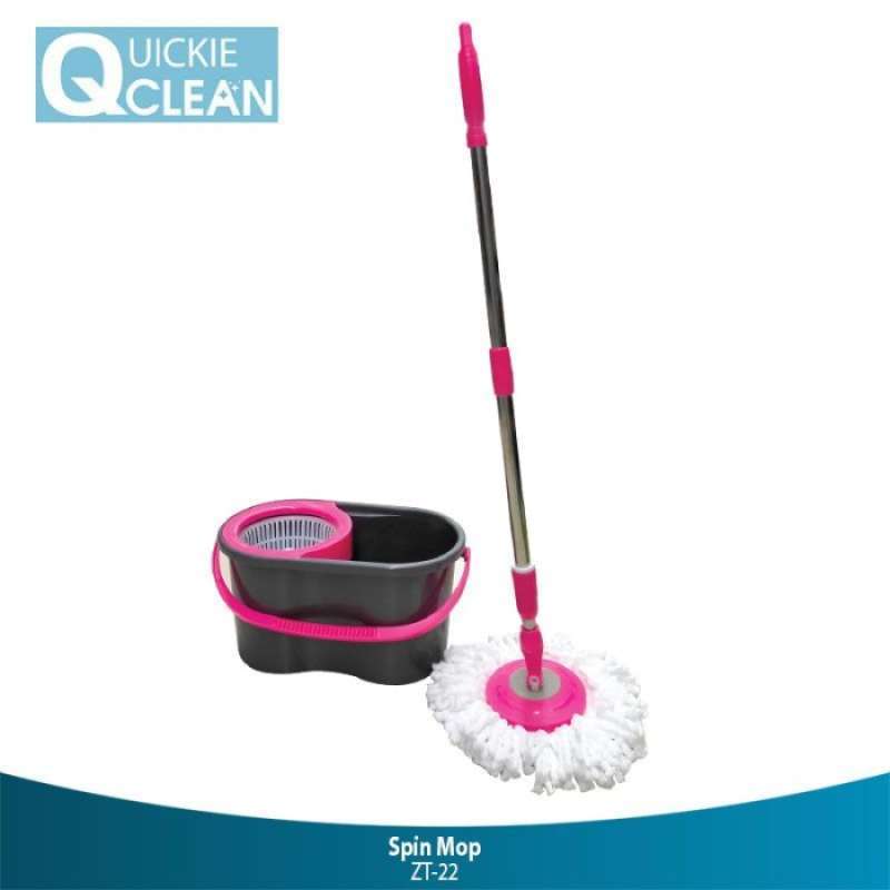 Jual Quickie Clean Spin Mop Zt-22 Alat Pel Lantai Putar 360 Derajat Di Seller Luna Baby & Kids ...