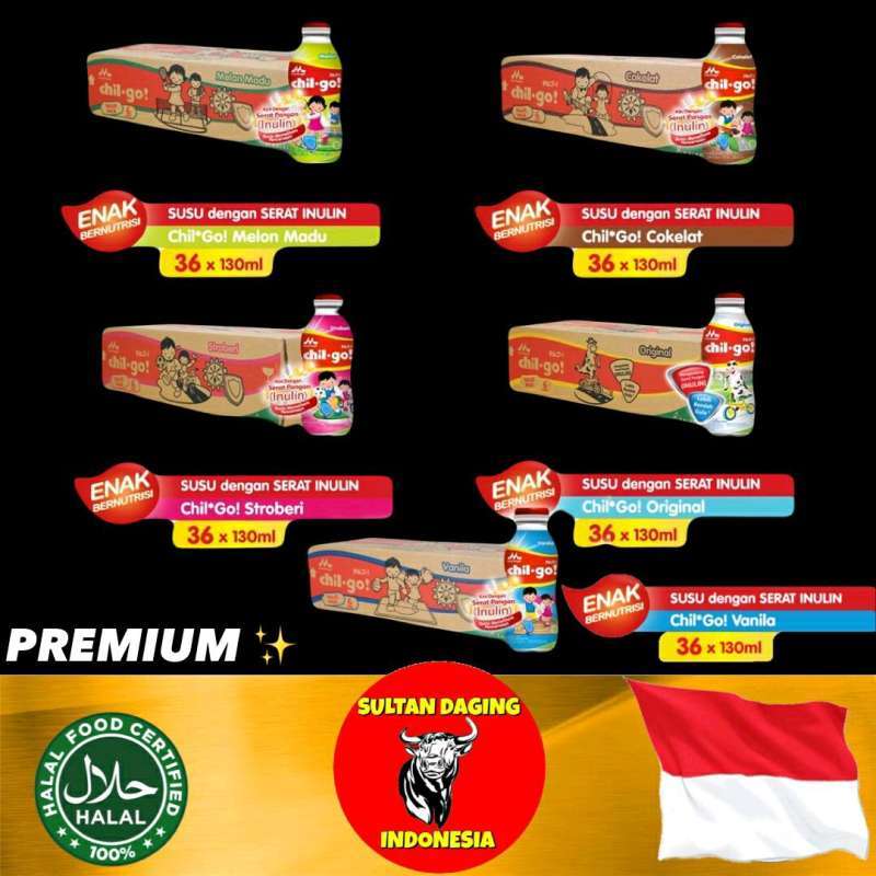 Jual SUSU UHT CHILGO KARTONAN 36x130ml/ SUSU UNTUK ANAK 5 TAHUN/VARIAN ...