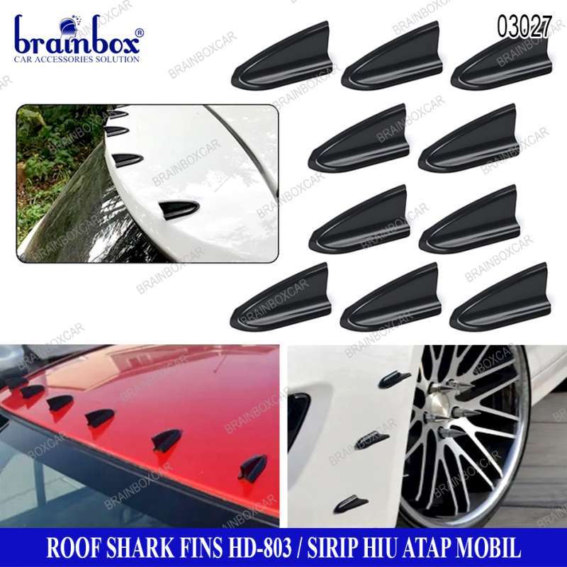 Jual Roof Shark Fin HD-803 Sirip Hiu Atap Mobil Air Flow Scoop - Hitam ...