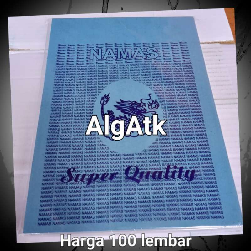 Promo kertas buffalo a4 isi 100 lembar biru tua Diskon 3% di Seller ...