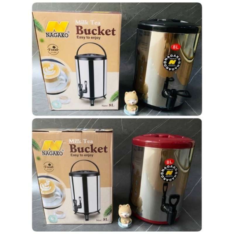 Promo Water Jug / Milk Tea Bucket Nagako 8 Liter Diskon 23% di Seller ...