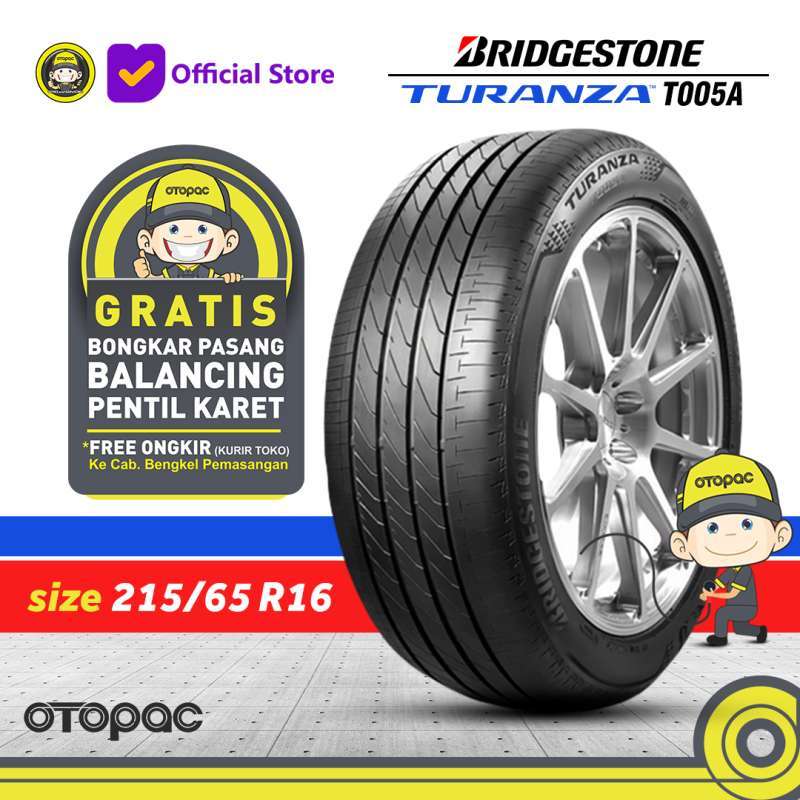 Jual Ban Mobil 215/65 R16 Bridgestone Turanza T005a Di Seller Otopac Indonesia Official Store ...