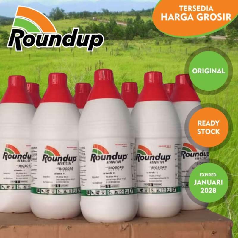 Promo racun rumput/herbisida : roundup 1 liter original Diskon 4% di ...