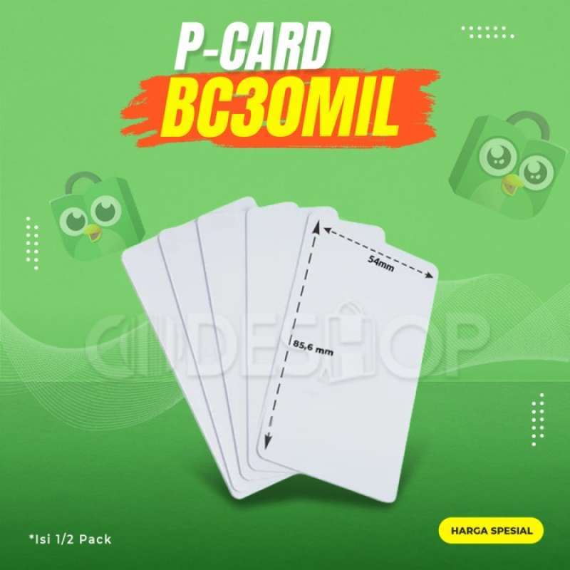 Promo Blank Card Pvc Kartu Kosong Merk Pcard Isi 250Pcs Diskon 23% di Seller Ruang Elektrik ...
