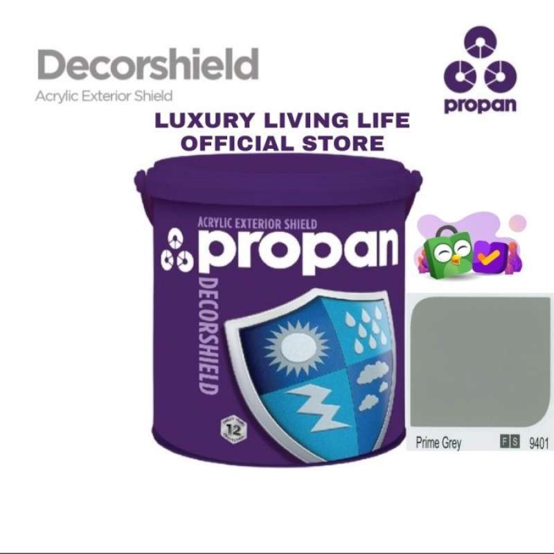 Promo Cat Tembok Propan Decorshield 9401 Prime Grey 2,5L Galon Tinting ...