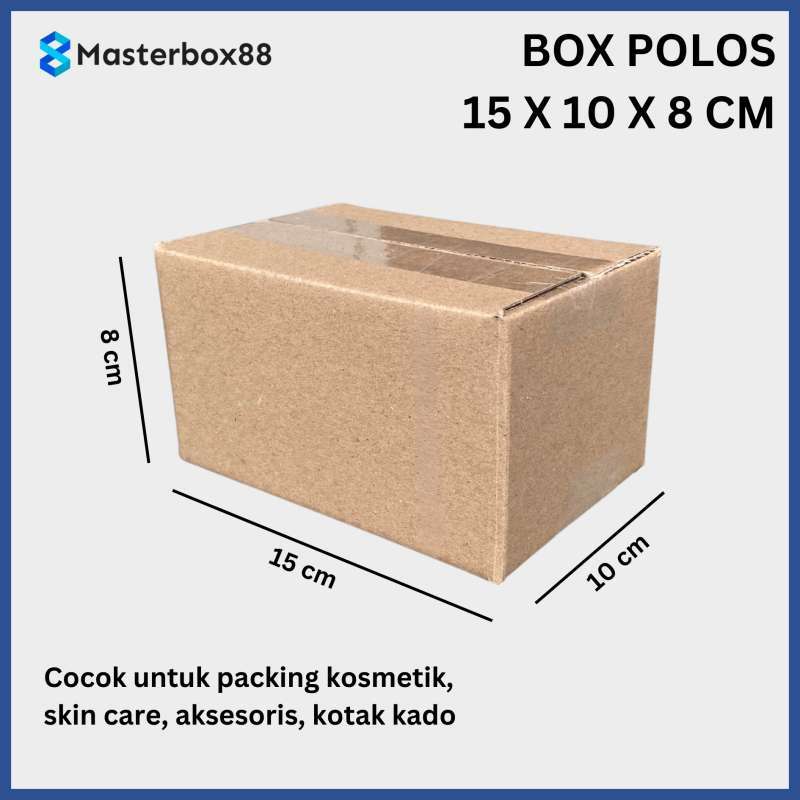 Jual Kardus Packing Polos 15 x 10 x 8 cm / Corrugated Box Packaging di ...