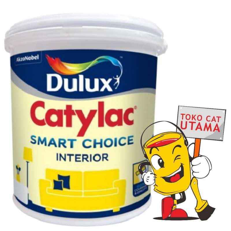 Jual Dulux Catylac Interior Smart Choice Cat Tembok 5 Kg - 1501 PUTIH ... Jual Dulux Catylac Interior Smart Choice Cat Tembok 5 Kg - 1501 PUTIH ...