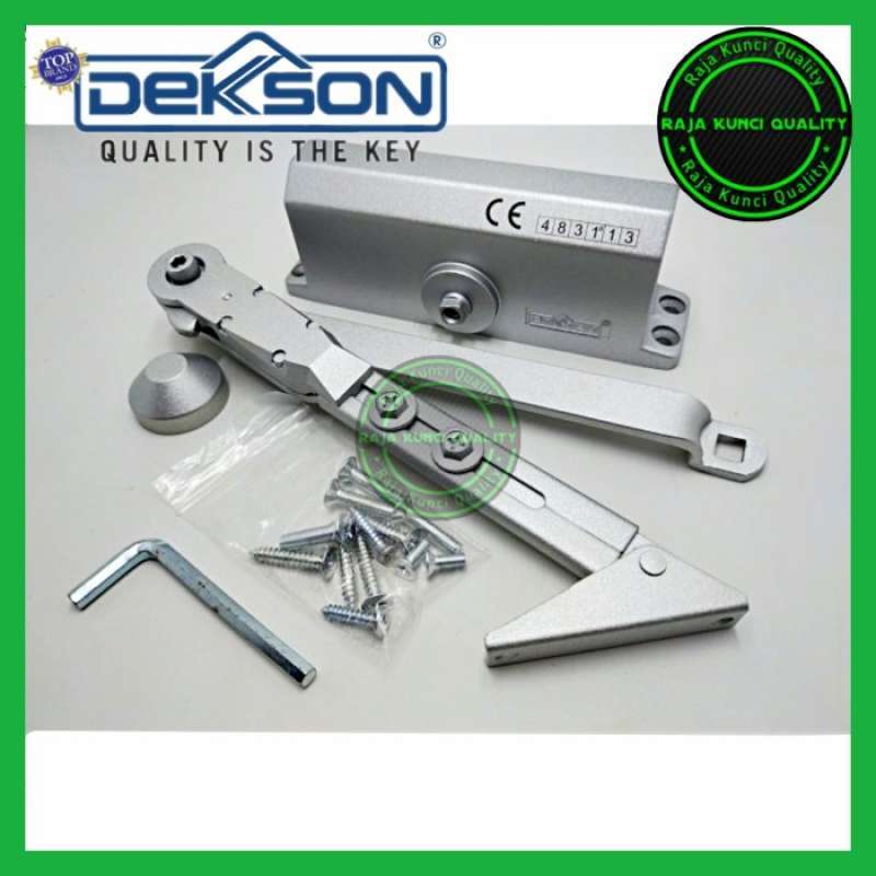 Jual door closer dekson dcl 300 ho silver penutup pintu otomatis engsel ...