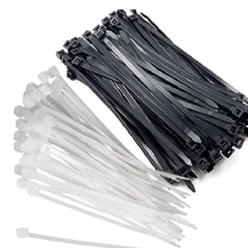 Promo Kabel Ties 2,5mm Cable Ties 10cm, Hitam/putih - Meval Fleksibel ...