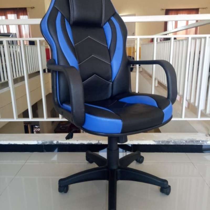 Promo Kursi Gaming Biru| Kursi Kantor I Kursi Meeting I Kursi Kerja ...