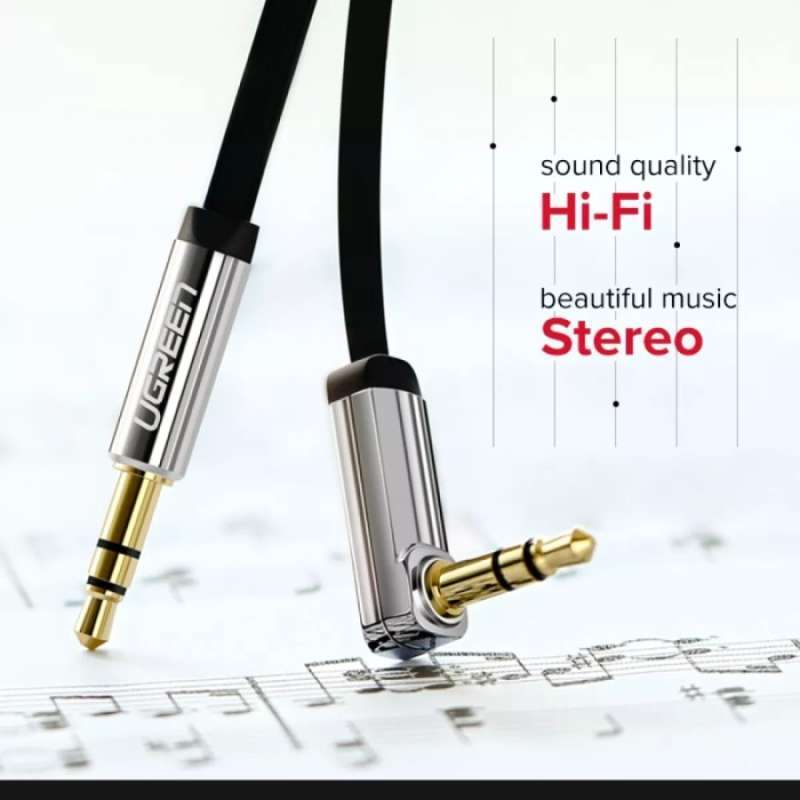 Promo Ugreen kabel audio 3.5mm male to cowok aux speaker smartphone jack 5m Diskon 18% di Seller ...