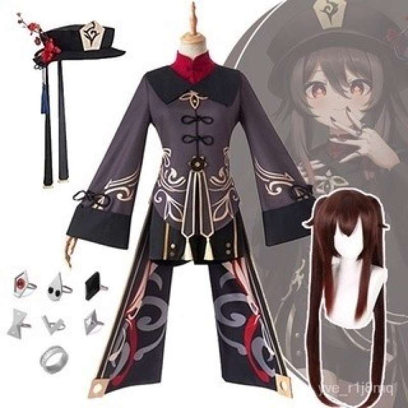 Jual Cosplay kostum full set hu tao Genshin Impact di Seller Golia ...