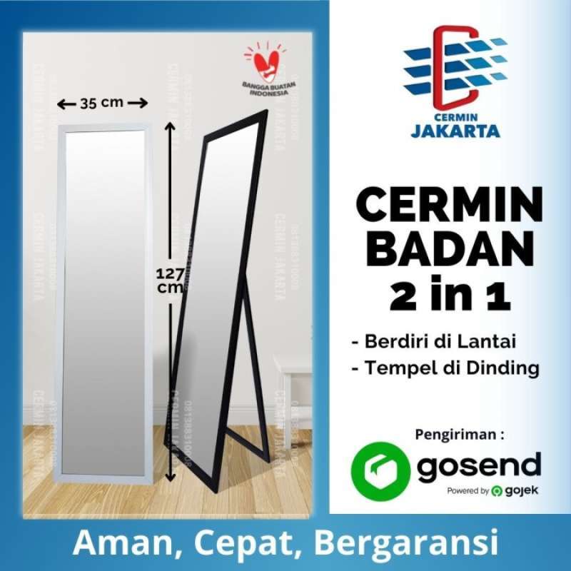 Promo Cermin Kaca Rias Panjang Gantung Besar Dinding Tembok Kamar ...