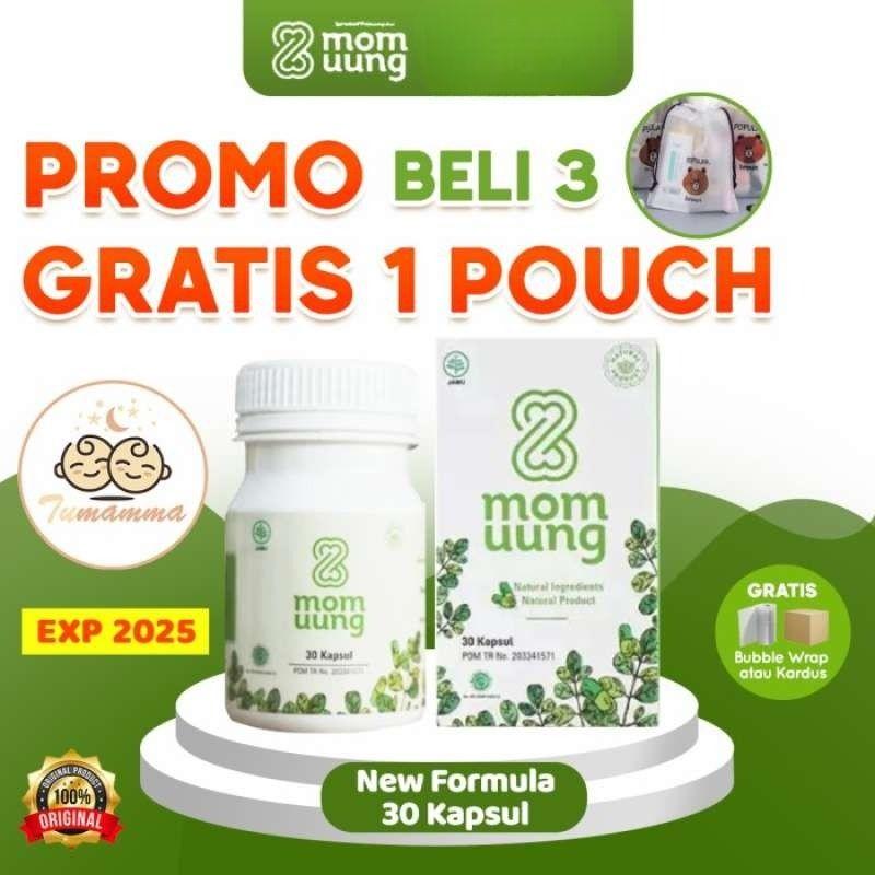 Jual Kelorcap Momuung Mom Uung Booster Pelancar Asi New Formula 30 ...