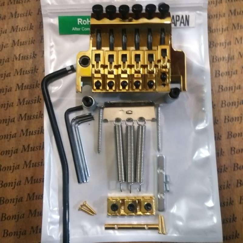 Promo ibanez edge Japan Pro Locking Tremolo Standar Dable Locking Gold ...