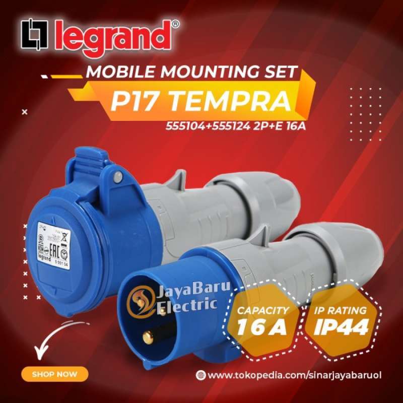 Promo Legrand Paket 1 Set Plug Mobile Mounting Socket 2P+E / 3 Pin 16A ... Promo Legrand Paket 1 Set Plug Mobile Mounting Socket 2P+E / 3 Pin 16A ...