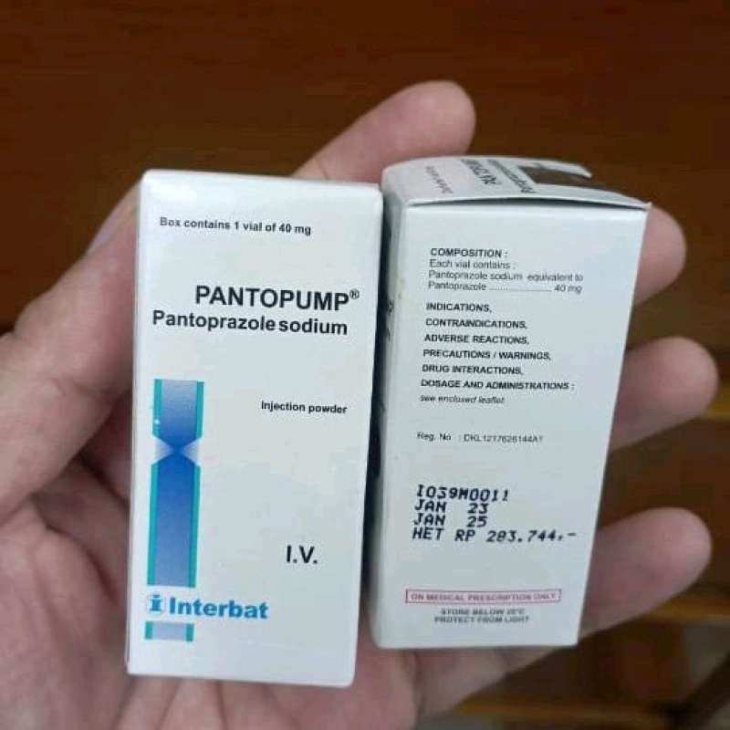 Jual Original Panto Pump ( Pantoprazole) Injeksi / Box Di Seller Apotik ...