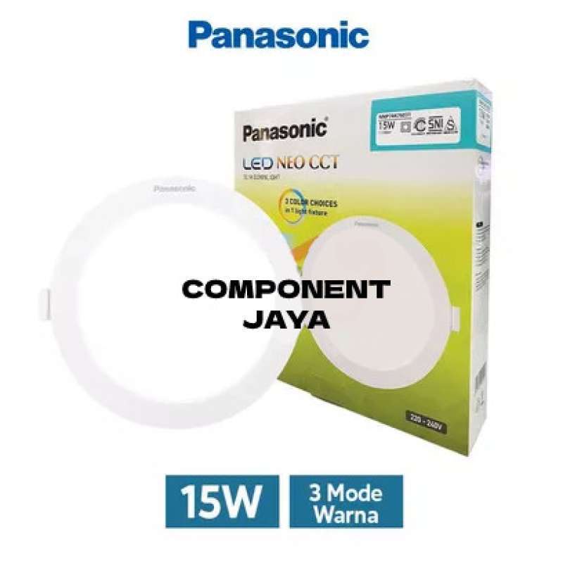 Promo Lampu Downlight Led Panel Panasonic Neo Slim Cct 3 Warna 15W 15 ...