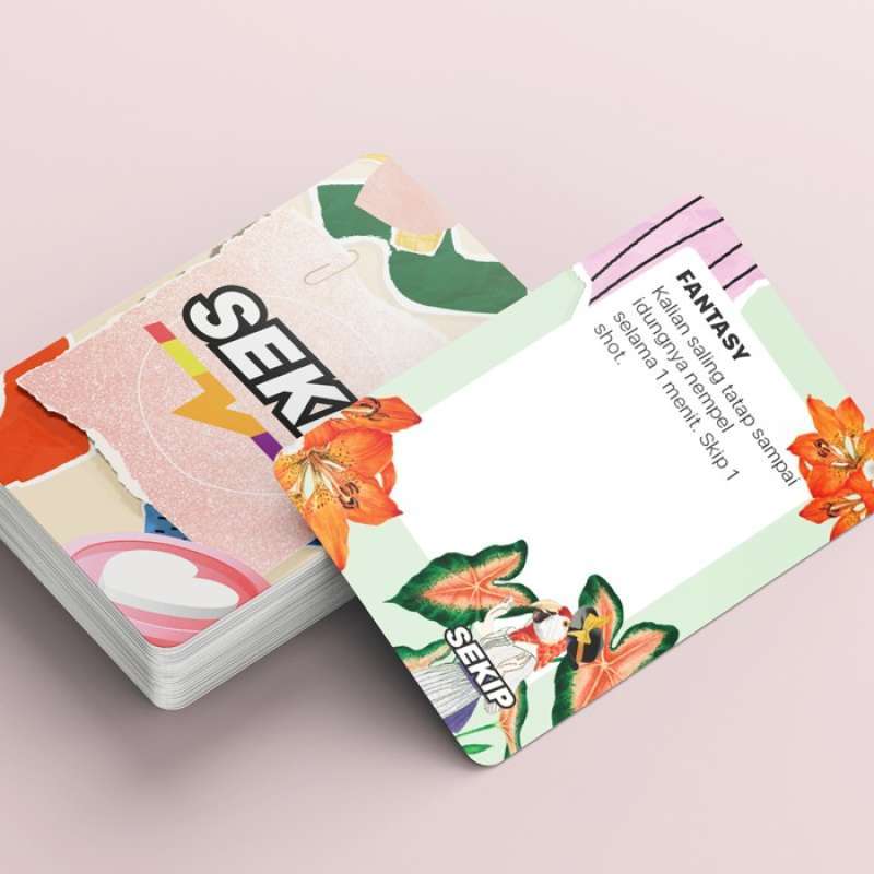 Jual Sekip Lovebirds Permainan Kartu Couple Pasangan - Drinking Card Di ...