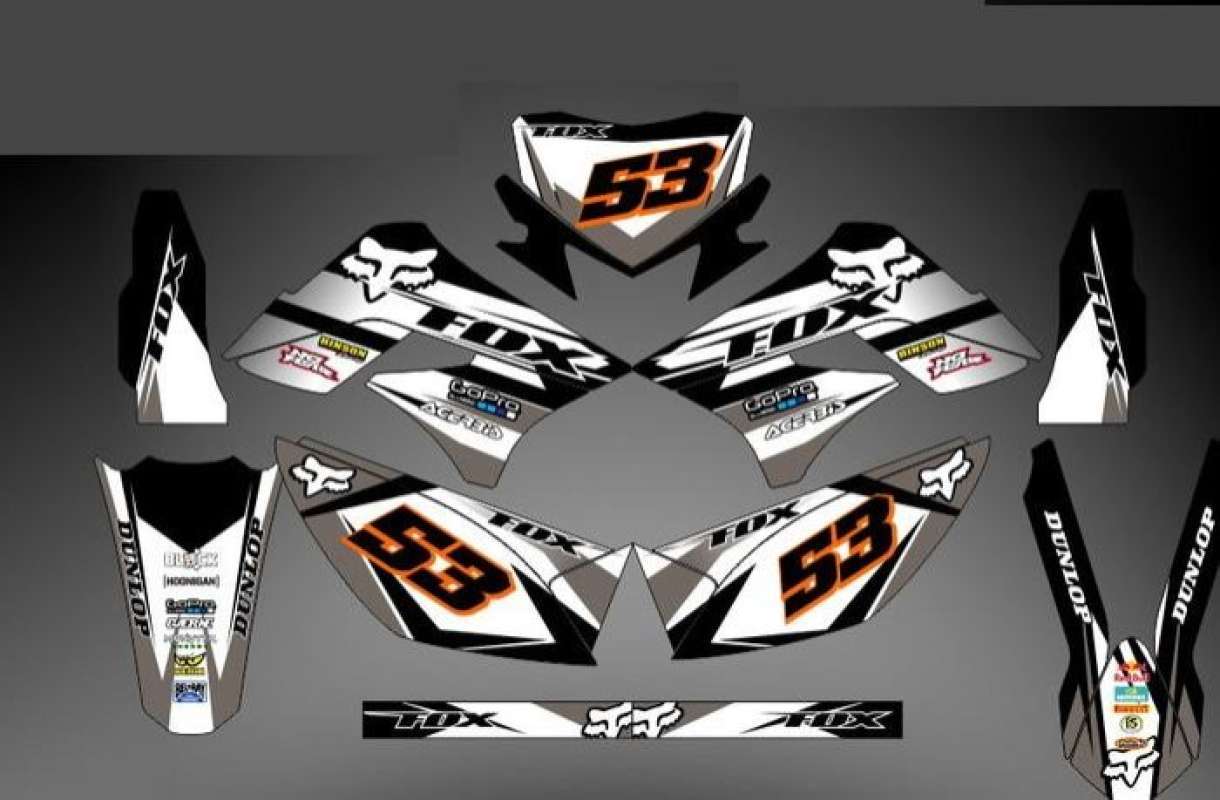 Promo Stiker Custom Body Motor KLX Diskon 23% di Seller Berkah ...