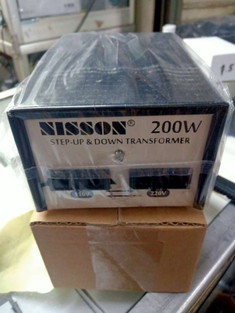 Promo Step Up Step Down 110V/220V 200W Nisson Transformer 200 Watt ...