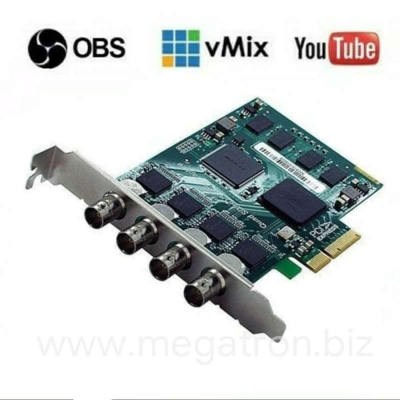 Promo 4-Channel Sdi Capture Card Pci Express - Support Vmix - Full Hd ...