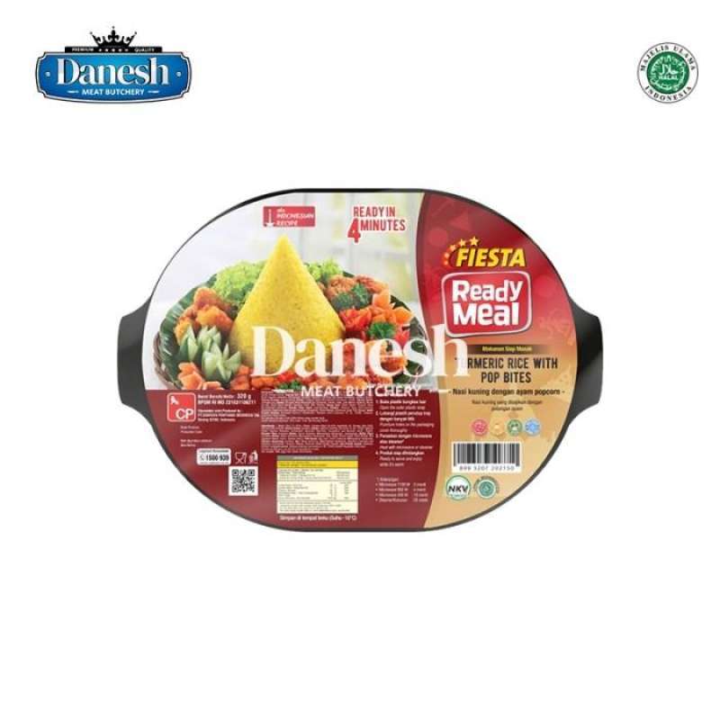 Promo Fiesta Ready Meal Termaric Rice With Pop Bites Nasi Tumpeng ...