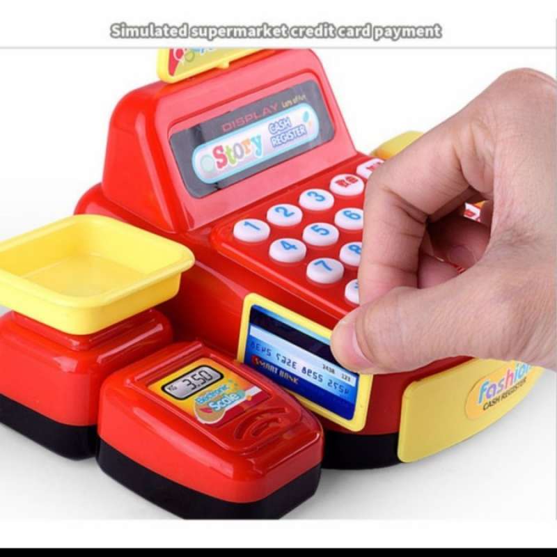 Promo mainan kasir berhitung kalkulator anak one set Diskon 3% di ...