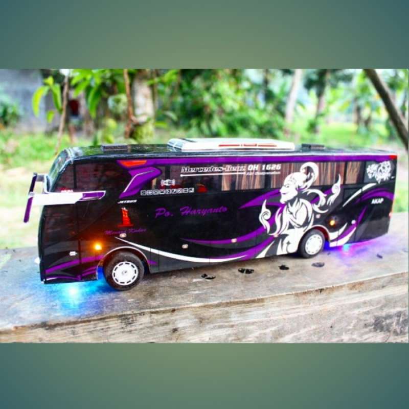 Jual Miniatur Bus Miniatur Bis Po Haryanto Geprek Mobil Mainan Di ...